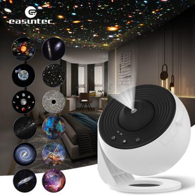 China ABS Planetarium Projector with 12 Film Discs 4K HD Galaxy Night Light 110×110×105mm DC 5V for sale
