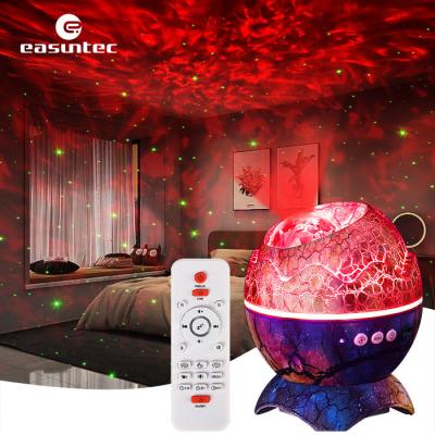 China Portable Dinosaur Egg Star Projector with 14 Color Modes, Bluetooth 5.0 Speaker and 120×120×140mm ABS+PC Design for sale