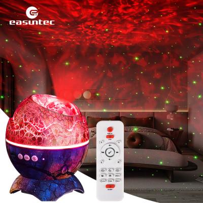 China Dinosaur Egg Night Light Star Projector with 14 LED Effects, Bluetooth Music, and 19 White Noise Sounds - 120×120×140mm for sale