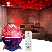 China Durable ABS Dinosaur Egg Galaxy Projector with 14 Color Effects, 5V USB Power and Bluetooth Speaker for sale