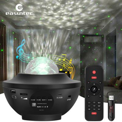China Bluetooth Galaxy Ocean Wave Star Projector Light 5V 3W with Voice Control and 21 Dynamic Effects for sale
