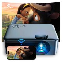 China ABS Portable Mini Projector 1080P HD with 800×480 Resolution, HDMI USB Connectivity for iOS Android TV Stick for sale