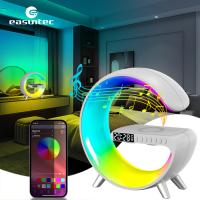 China Portable Bluetooth Speaker Lamp with RGB Light, USB Power, 225x82x230mm, Adjustable Brightness for sale