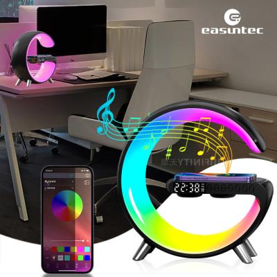 China G Speaker Lamp Smart Light Sound Machine with Adjustable LED Lighting, Bluetooth Audio, and Voice Control - Available in Large and Small Sizes for sale
