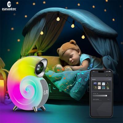China Easuntec Conch Music Lamp G Speaker Lamp with 2000mAh Battery 5V 2A 6W Smart Light Sound Machine for sale