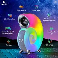 China Easuntec Conch Music Lamp G Speaker Lamp 2000mAh Rechargeable APP Control 16 Million RGB Colors for sale