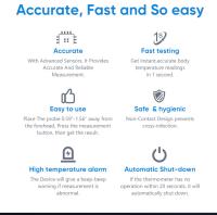 China Zoneyee new product no touch thermometers for babies and adults termometro digital termometro digital for sale