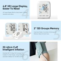 China Wholesale BP Machine Digital Sphygmomanometer With Rechargeable Lithium Battery Automatic Blood Pressure Monitor for sale