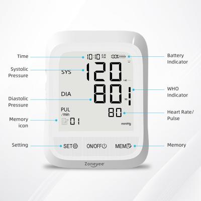 China CE ISO Approved Customization Automatic Check Ambulatory Digital Blood Pressure Monitor Arm Style for sale