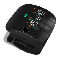 China Newest Portable Automatic Wrist Bp Machine LCD Display Smart Sphygmomanometer Digital Electronic Blood Pressure Meter for sale