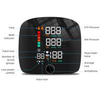 China Newest Portable Automatic Wrist Bp Machine LCD Display Smart Sphygmomanometer Digital Electronic Blood Pressure Meter for sale