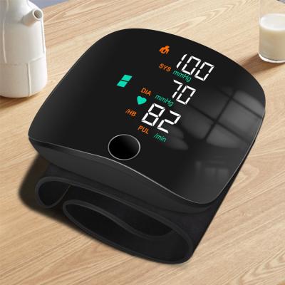 China Automatic Digital Wrist Blood Pressure Monitor Cuff Machine Sphygmomanometer Tensiometer Heart Rate Pulse Meter for sale