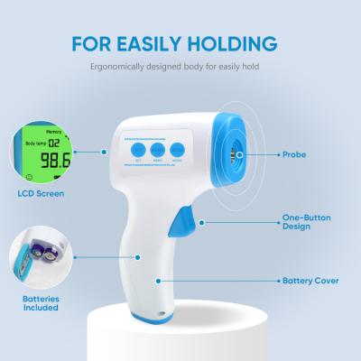 China Medical Non-Contact Elextric Infrared Frontal Thermometer Best Medical No Touch Digital Thermometers Digital Non Contact for sale