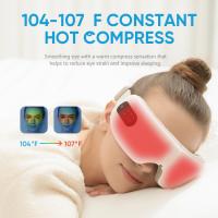China 2023 New Trending Products Hot Compress Eye Massager Stress Relief Machine With Adjustable Heat for sale