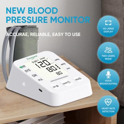 China Medical CE Approved Wholesale Portable Automatic Large LCD Display BPM Sphygmomanometer With Large Size for sale