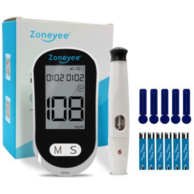 China NEW  Portable  Digital Glucometer OEM&ODM Glucometro Code Free Diabetes Machine Blood Glucose Meter with Strips for sale