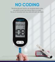 China Handhold Easy Operation Large Font Diabetes Monitor Blood Sugar Glucometer for sale