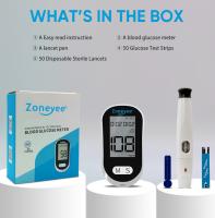 China Portable Home Use Blood Glucose Meter With Test Strips Blood Sugar Monitoring for sale