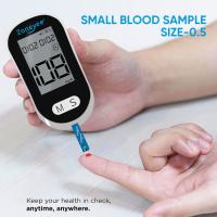 China NEW  Portable  Digital Glucometer OEM&ODM Glucometro Code Free Diabetes Machine Blood Glucose Meter with Strips for sale