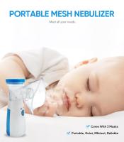 China CE ISO Atomizer Portable Nebulizer Machine Mesh Compressor Nebulizer Mini Baby Nebulizadore for sale