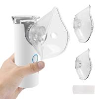 China Household Medical Mesh Nebulizer Machine For Kids 0.5um White ABS Nebulizador Portable Handheld Home CareMesh Nebulizer for sale