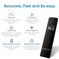 China Black Low Non Contact Temperature Fever Digital Handheld Thermometer Zoneyee for sale