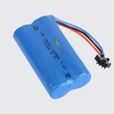 China 7.4V 1200mah lithium battery for remote control for sale