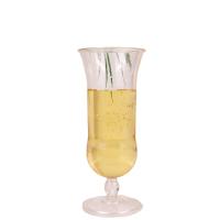 China Reusable 420ml Custom Color Plastic Beer Cup Polystyrene Beer Mugs With Logo for sale