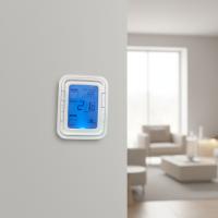 China Wall Mounted AC Temperature Control Panel Multi Fan Speed HVAC Controller for sale