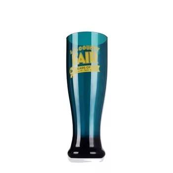 China OEM 22oz 650ml Plastic Beer Cup PS Plastic Pilsner Beer Glasses Tall Reusable For Party for sale