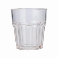 China Wholesale PHQH Bar Reusable Transparent Plastic PC Food Grade 250ml Nine Angle Custom Logo Flash Filling Camping Party Juice for sale