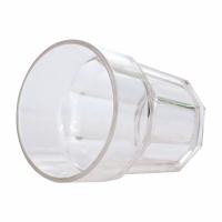China Wholesale PHQH Bar Reusable Transparent Plastic PC Food Grade 250ml Nine Angle Custom Logo Flash Filling Camping Party Juice for sale