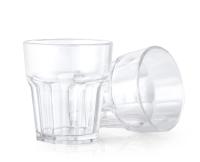 China Custom Color 200ml Plastic Shot Glass PC Material Octagon Cup Unbreakable OEM for sale