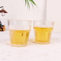 China Customized 250ml Nine Angle Plastic Shot Glass Unbreakable Crystal Like for Bar Party for sale