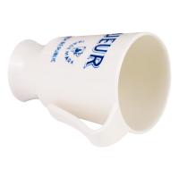 China Customized Shatterproof 50ml Mini PC Plastic Single Cup with Hook for Coffee and Wine for sale