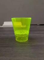 China Double Wall Insulation Plastic Whiskey Glass 250ml Capacity Shatterproof Home Use for sale