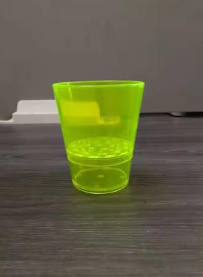 China Double Wall Insulation Plastic Whiskey Glass 250ml Shatterproof for Home Outdoor Use for sale