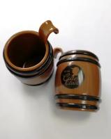 China Custom 50ml / 25ml Barrel Shot Plastic Glass Whiskey Tasting Cup Ideal for Bar Party Promotions for sale