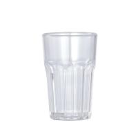 China Clear 200ml Custom Plastic Shot Glasses High Octagon PC PS Reusable Drinking Cup for sale