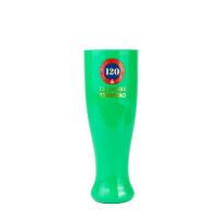 China Custom Logo 22oz PS Pilsner Beer Glass 650ml Plastic Stein Cups For Sports Bar Party for sale