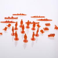 China Customize Orange Plastic Figure Collection For Tabletop Gaming  Sandbox Play for sale