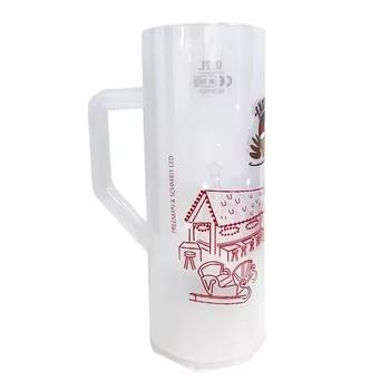 China Shatterproof Mini Plastic Beer Cup German Style Lightweight Reusable 200ml PS Stein Mugs for sale