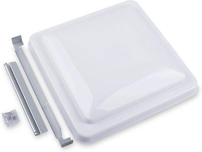 China RV Roof Vent Cover Universal Fit PP Plastic Vent Lid with Hinge UV Resistant Weatherproof for Camper Travel Trailer Motorhome for sale