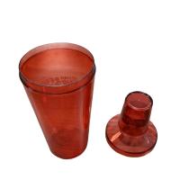 China 20 oz Plastic Cocktail Shaker - Colorful Transparent Cobbler Shaker, BPA-Free PS Professional Drink Mixer for Home Bar & Parties for sale