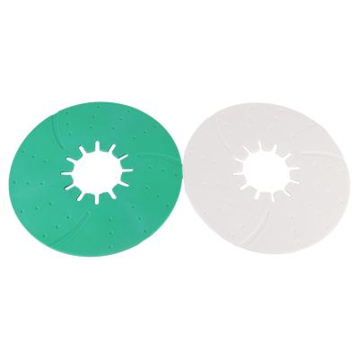 China PHQH High-quality White PP 10 Inch Wheel Hitch Lube Plate for RV Sewer Hose Support for sale