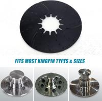 China PHQH High-quality White PP 10 Inch Wheel Hitch Lube Plate for RV Sewer Hose Support for sale