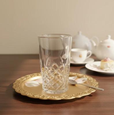 China Crystal Clean Plastic Whiskey Glasses 360ml Perfect for Bar Party Hotel Home Outdoor Custom Logo Color Available for sale