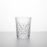 China 325ml Crystal Pattern PC Lowball Whiskey Tumbler with Food-Grade Material for sale