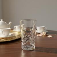 China 400ml Crystal Pattern PC Highball Tumbler with Food-grade Polycarbonate for Restaurants and Bars for sale
