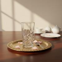 China 400ml Crystal Pattern PC Highball Tumbler with Food-grade Polycarbonate for Restaurants and Bars for sale
